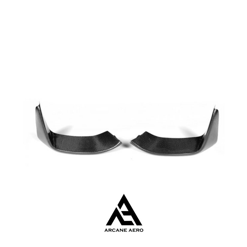 BMW M3 (F80) DRY CARBON FIBER ARCANE AERO FRONT SPLITTERS – ARCANEAERO-SA